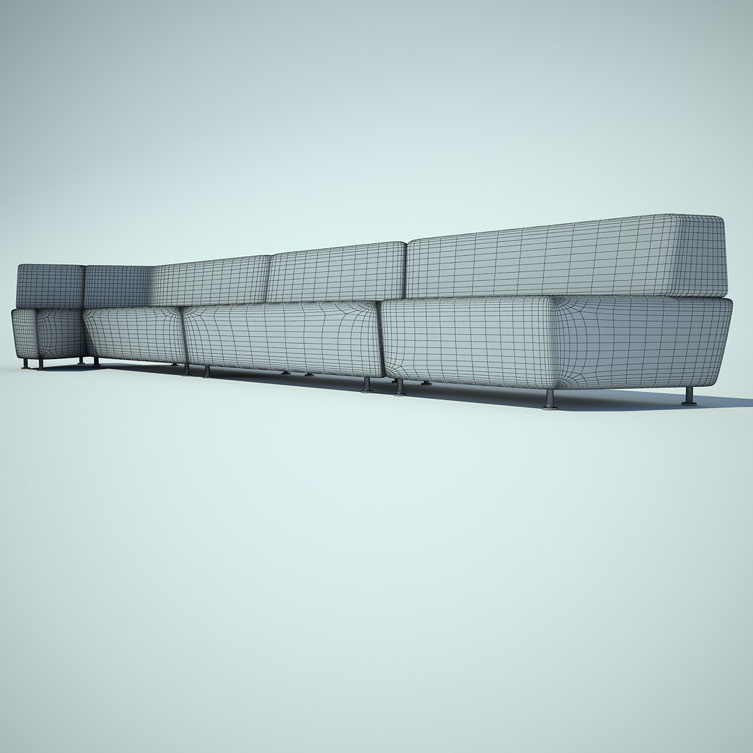 Steelcase Office Sofa 3d Model