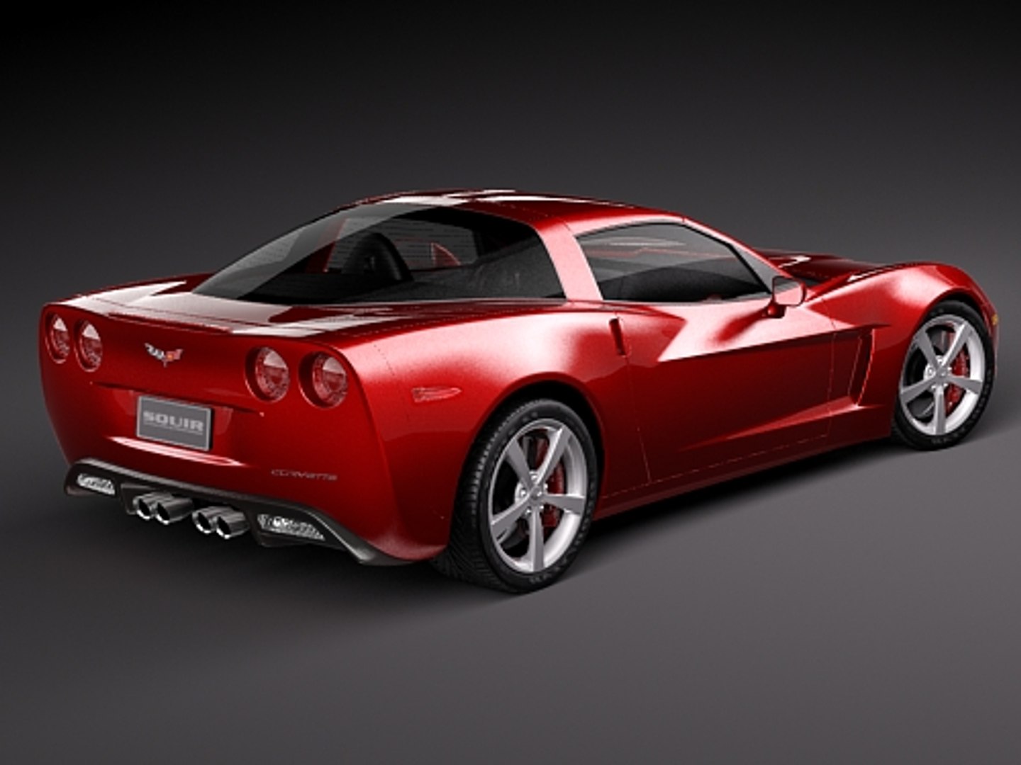 3ds Max Chevrolet Corvette Sport C6