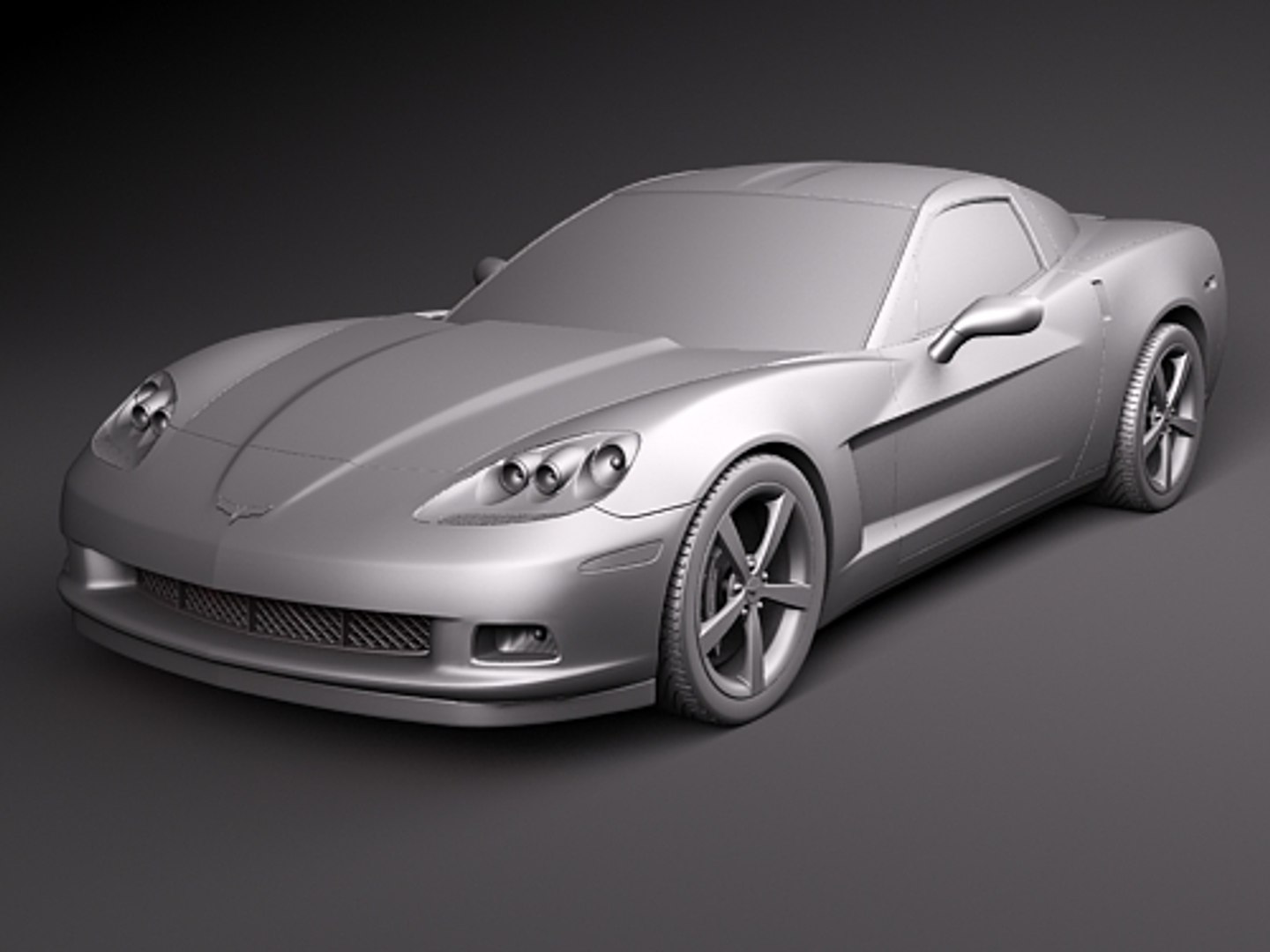 3ds Max Chevrolet Corvette Sport C6