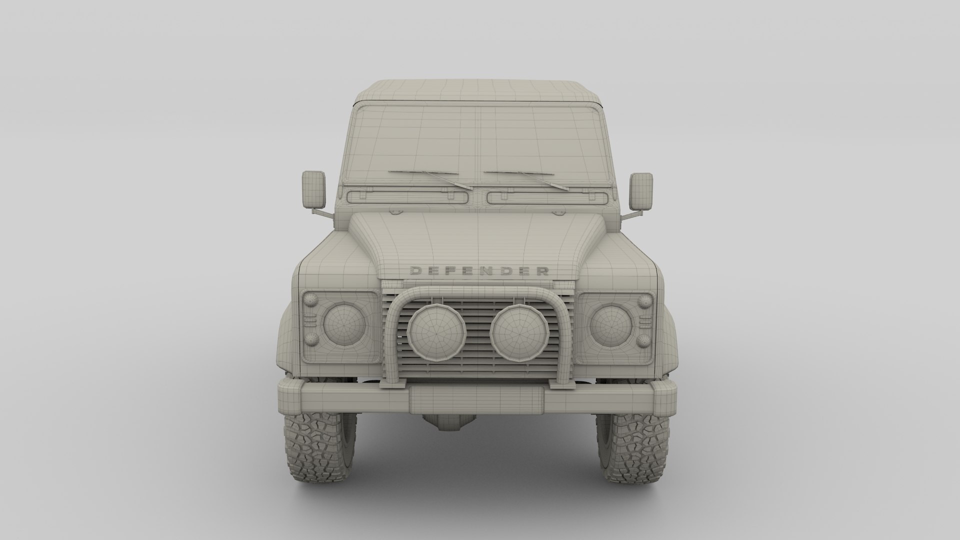 1985 land rover defender model - TurboSquid 1269252