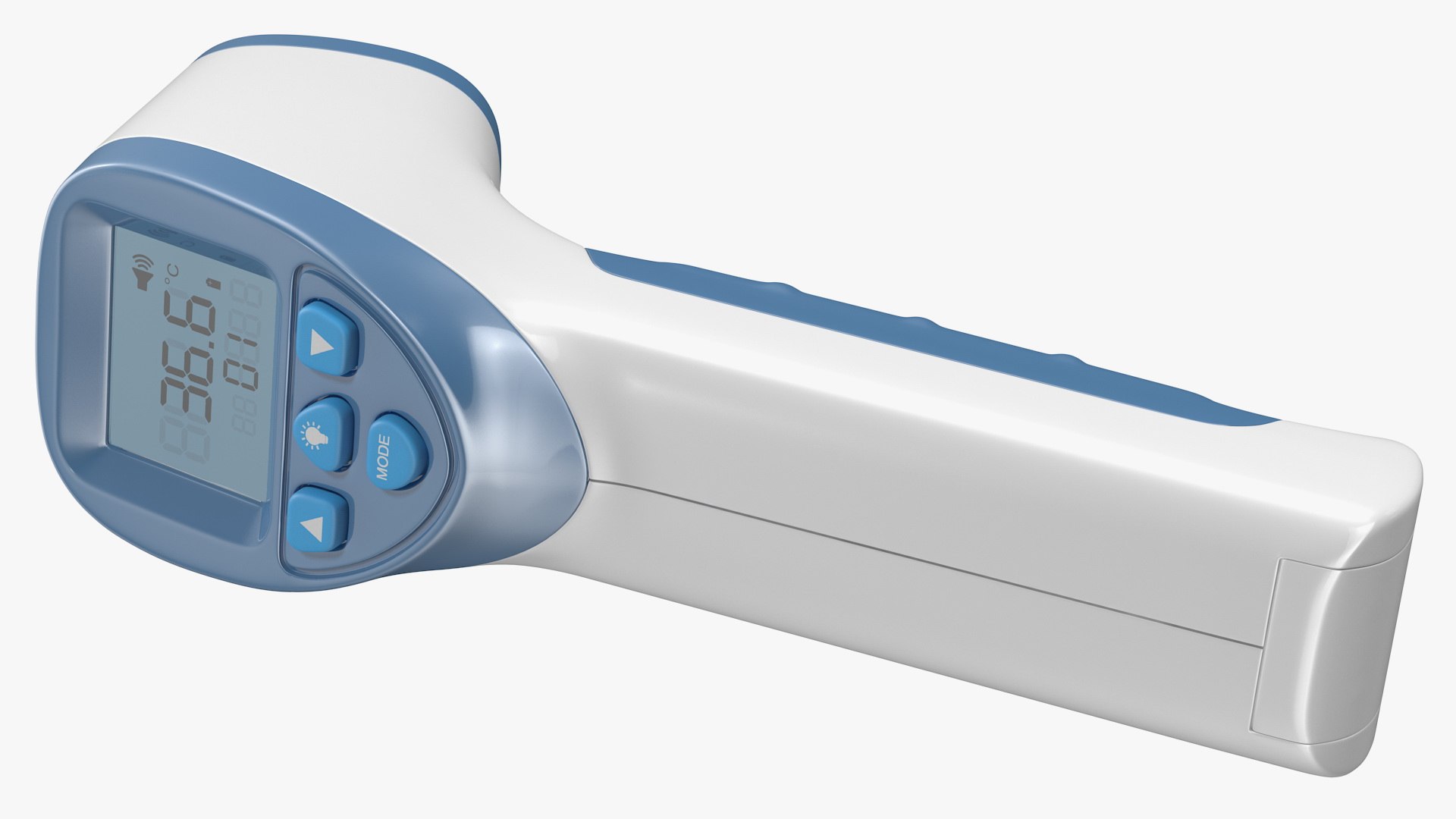 3D Infrared Forehead Thermometer Gun Model - TurboSquid 1567856