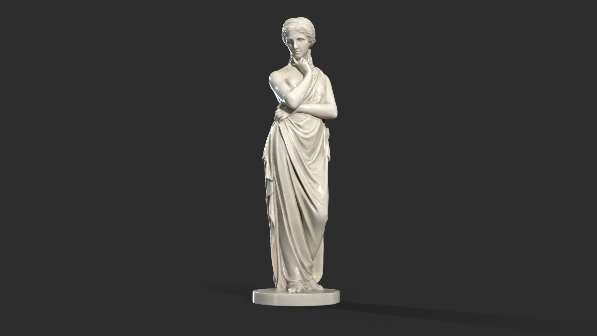 modelo 3d Escultura de mujer clásica - TurboSquid 2227756