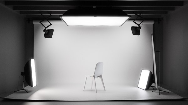 realistic studio lighting lamps 3d max