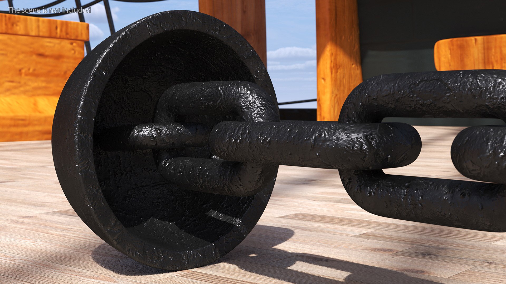 French Chain Shot Cannon Projectile 3D - TurboSquid 2181318