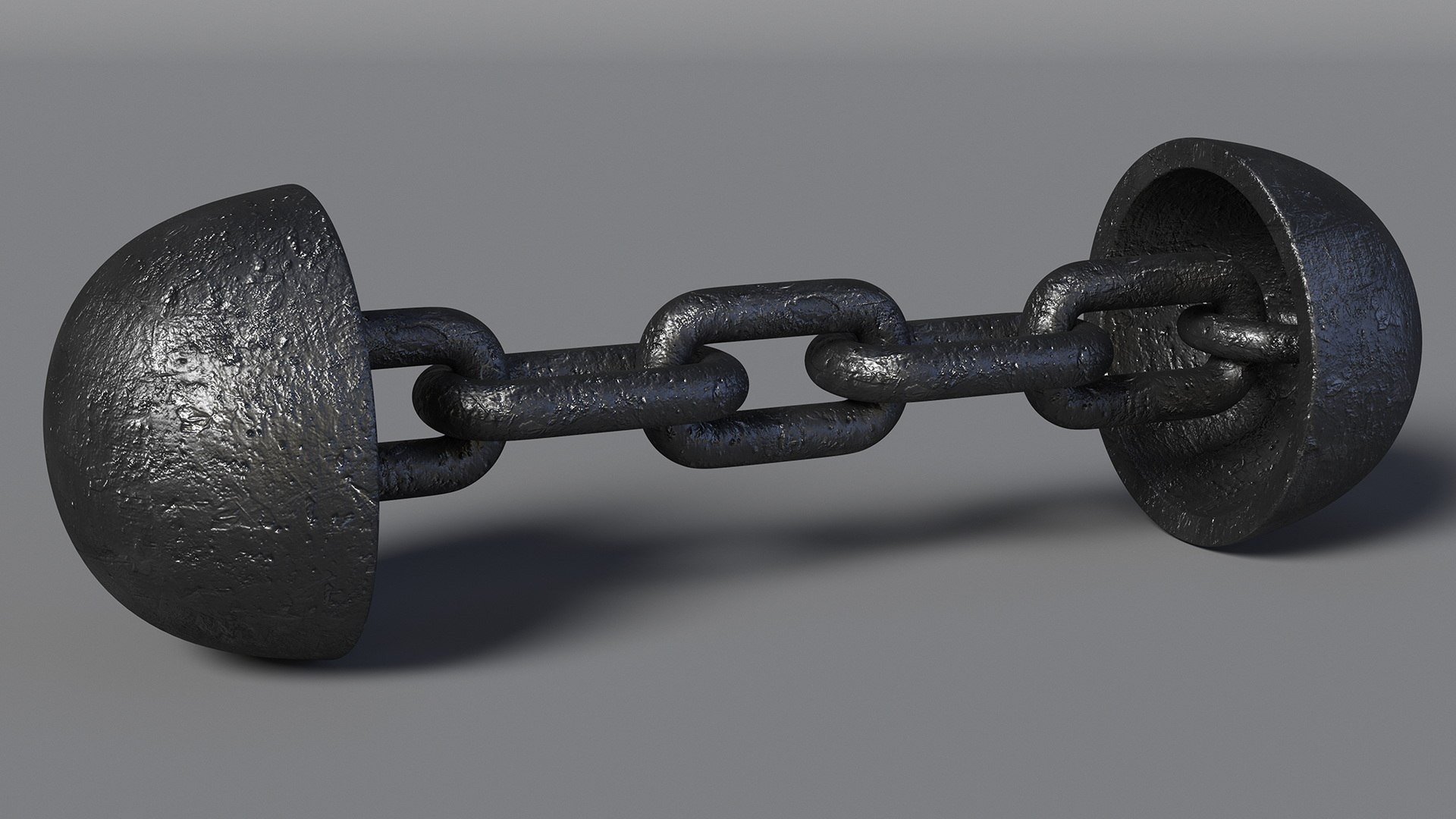 French Chain Shot Cannon Projectile 3D - TurboSquid 2181318