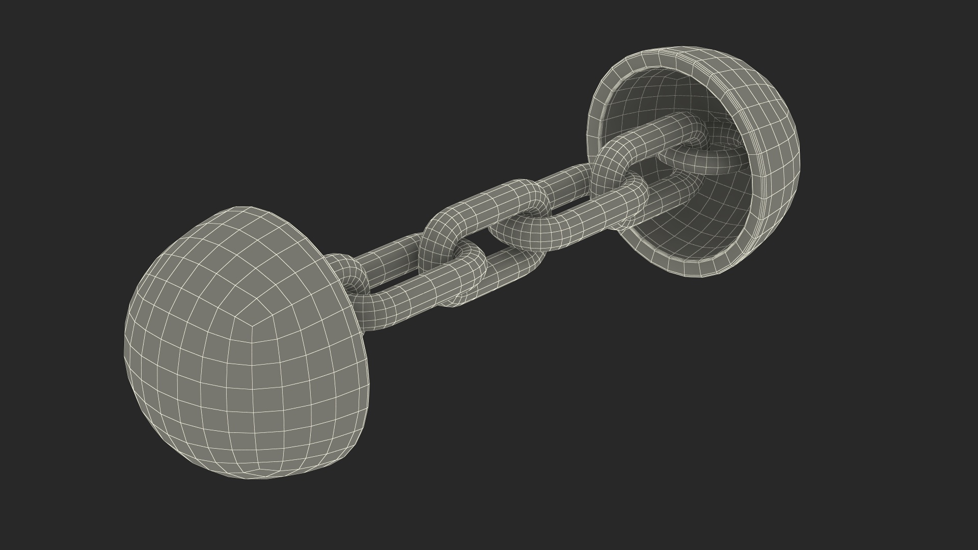 French Chain Shot Cannon Projectile 3D - TurboSquid 2181318