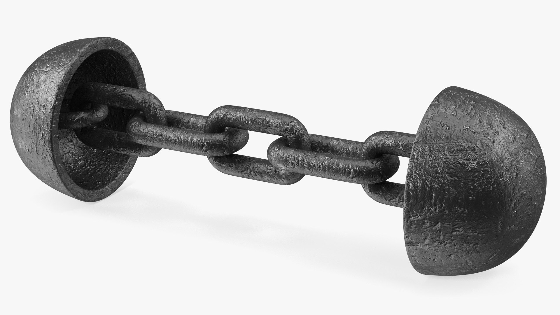 French Chain Shot Cannon Projectile 3D - TurboSquid 2181318