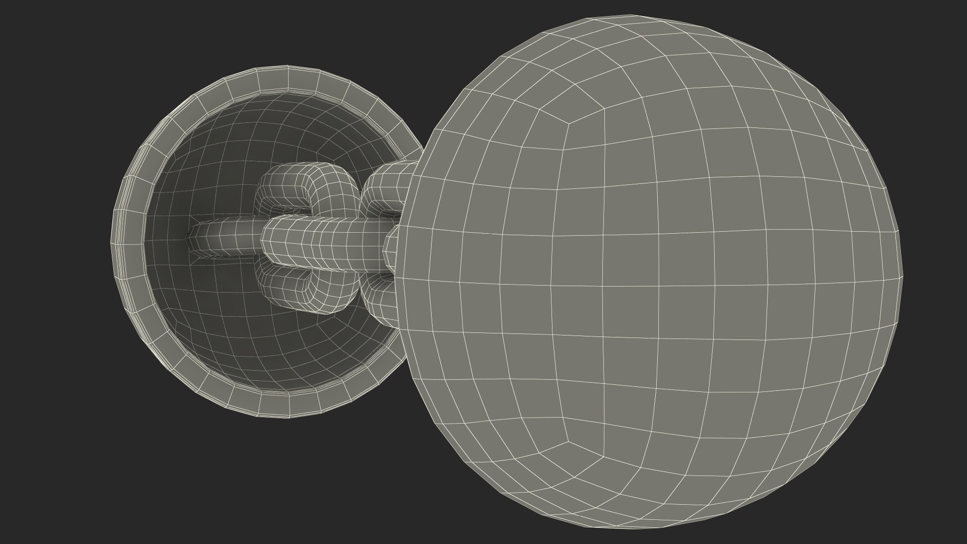 French Chain Shot Cannon Projectile 3D - TurboSquid 2181318