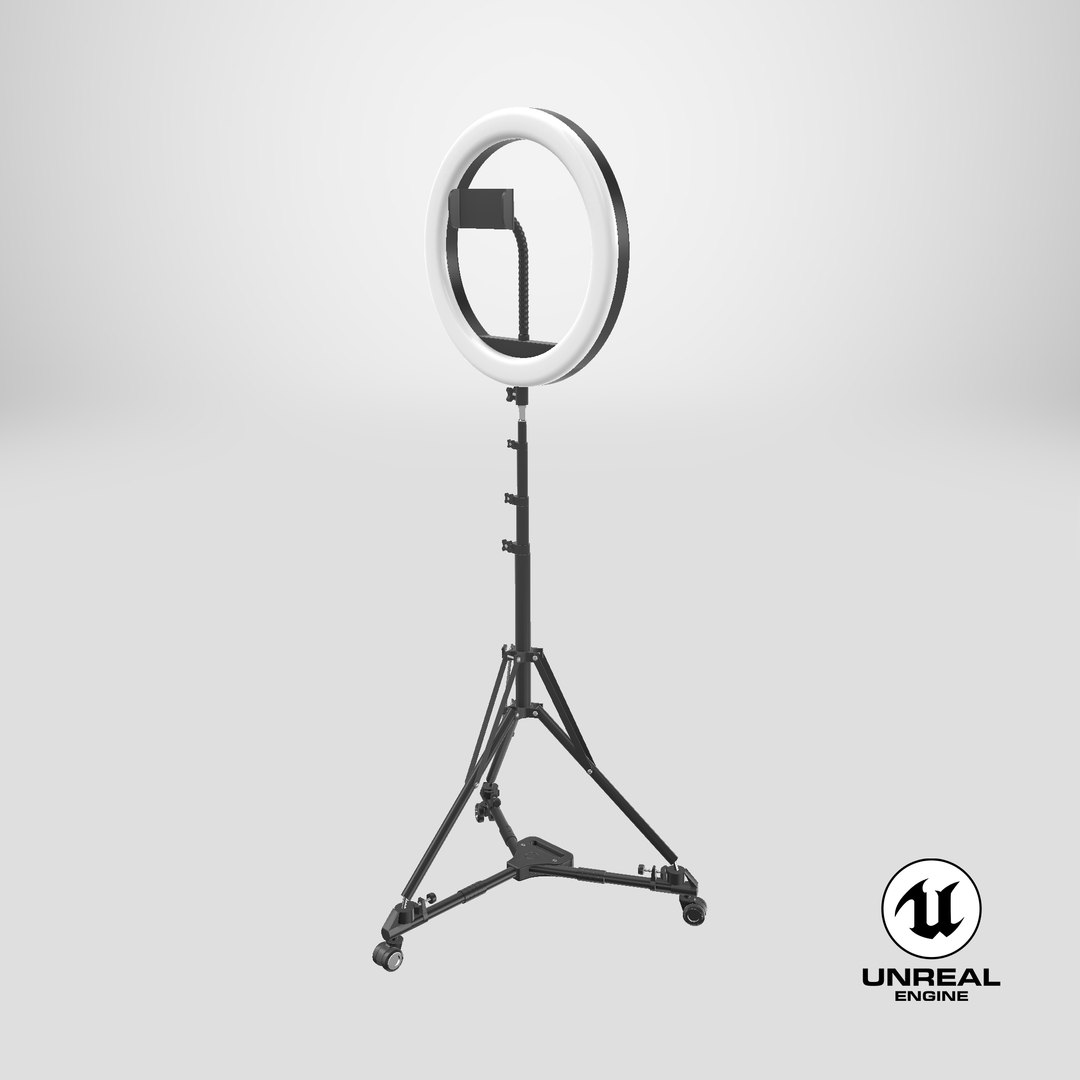 3D Detailed Ring Light - TurboSquid 2213220