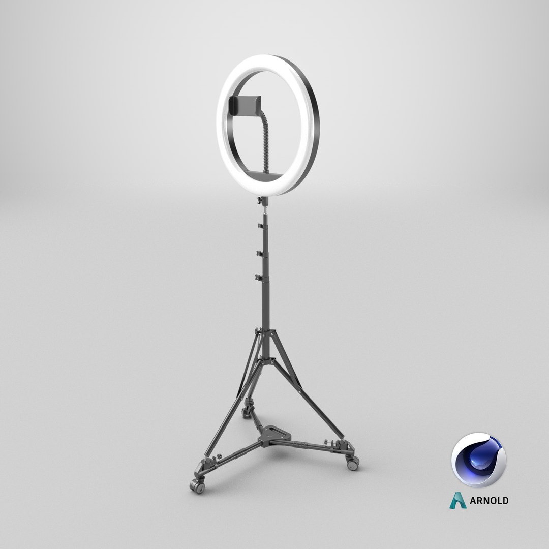 3D Detailed Ring Light - TurboSquid 2213220