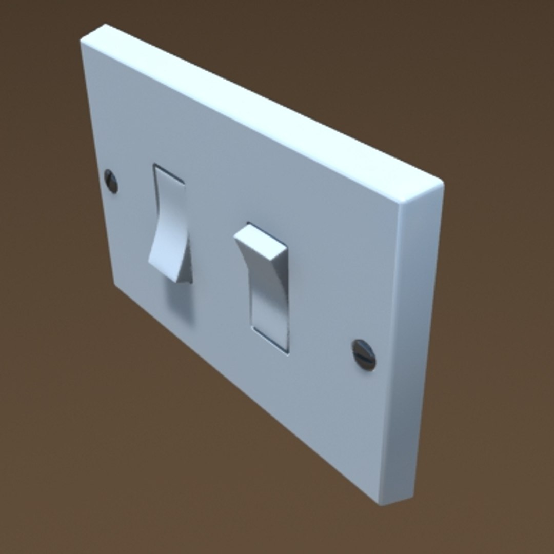 Uk Electrical Fittings Light 3d Model