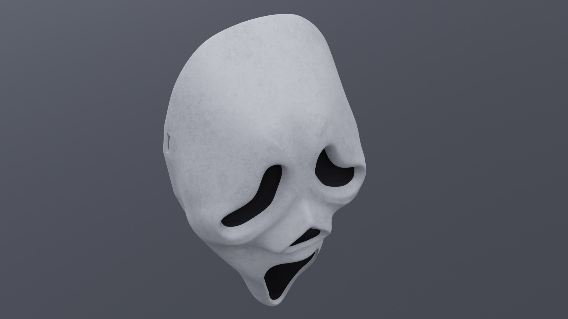 Ghostface Mask 3D Model - TurboSquid 2018603