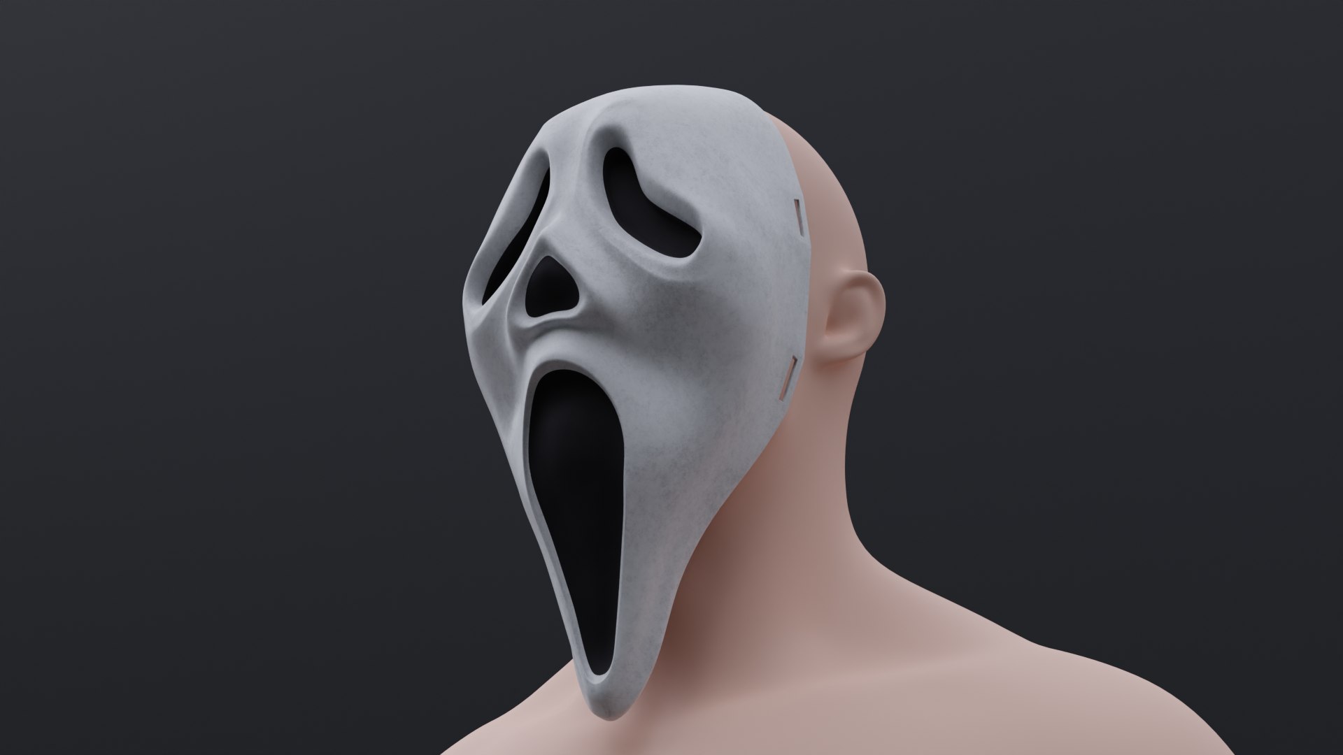 Ghostface Mask 3D Model - TurboSquid 2018603
