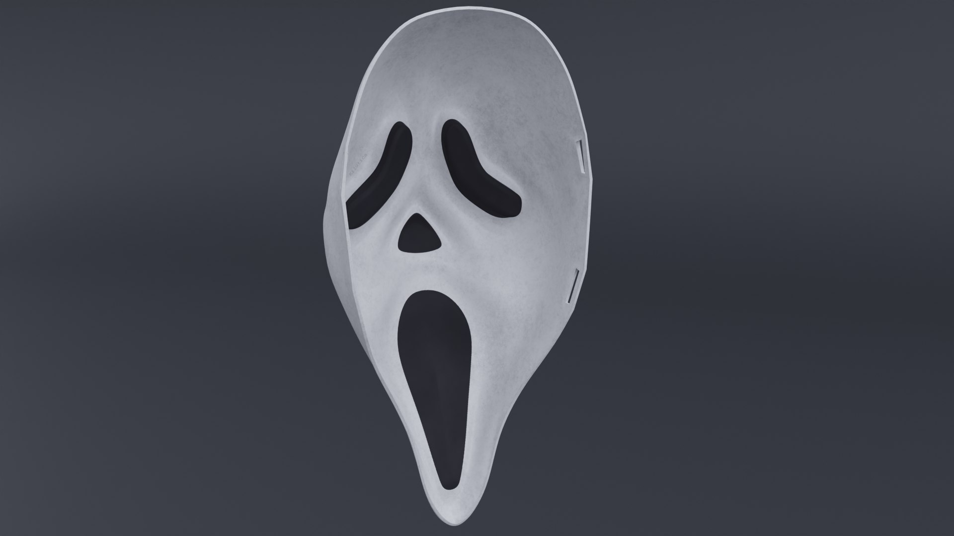 Ghostface Mask 3D Model - TurboSquid 2018603