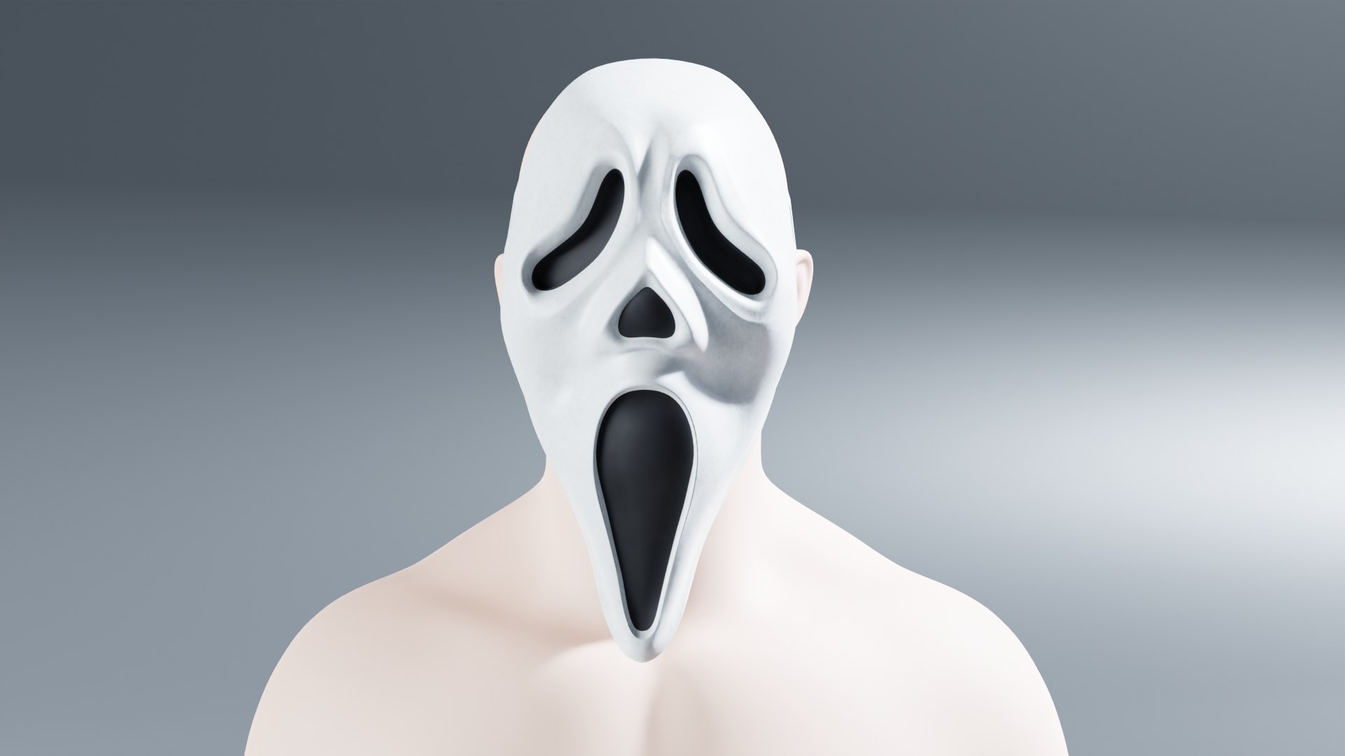 Ghostface Mask 3D Model - TurboSquid 2018603