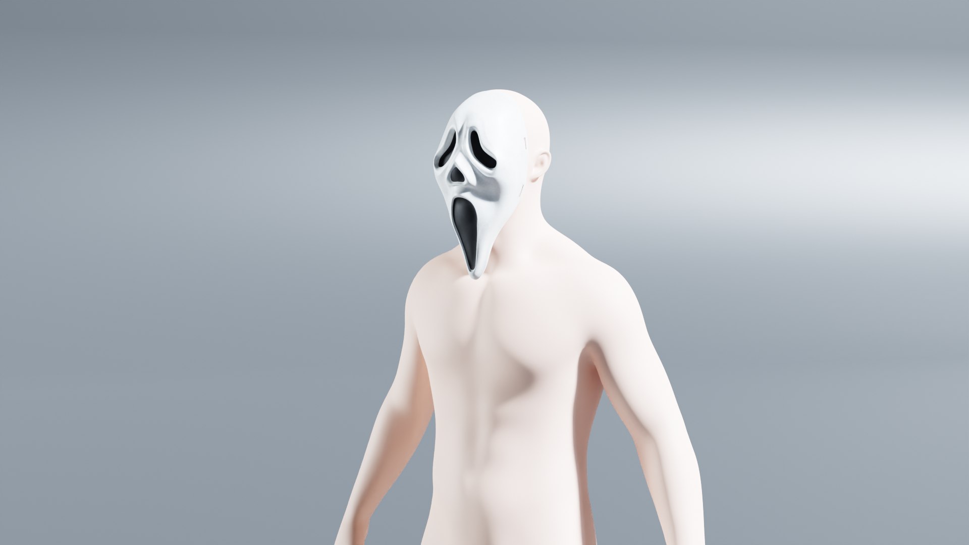 Ghostface Mask 3D Model - TurboSquid 2018603