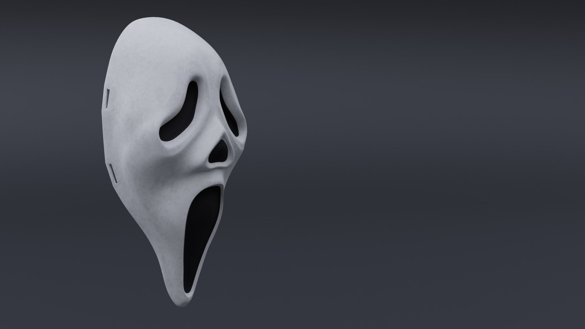 Ghostface Mask 3D Model - TurboSquid 2018603