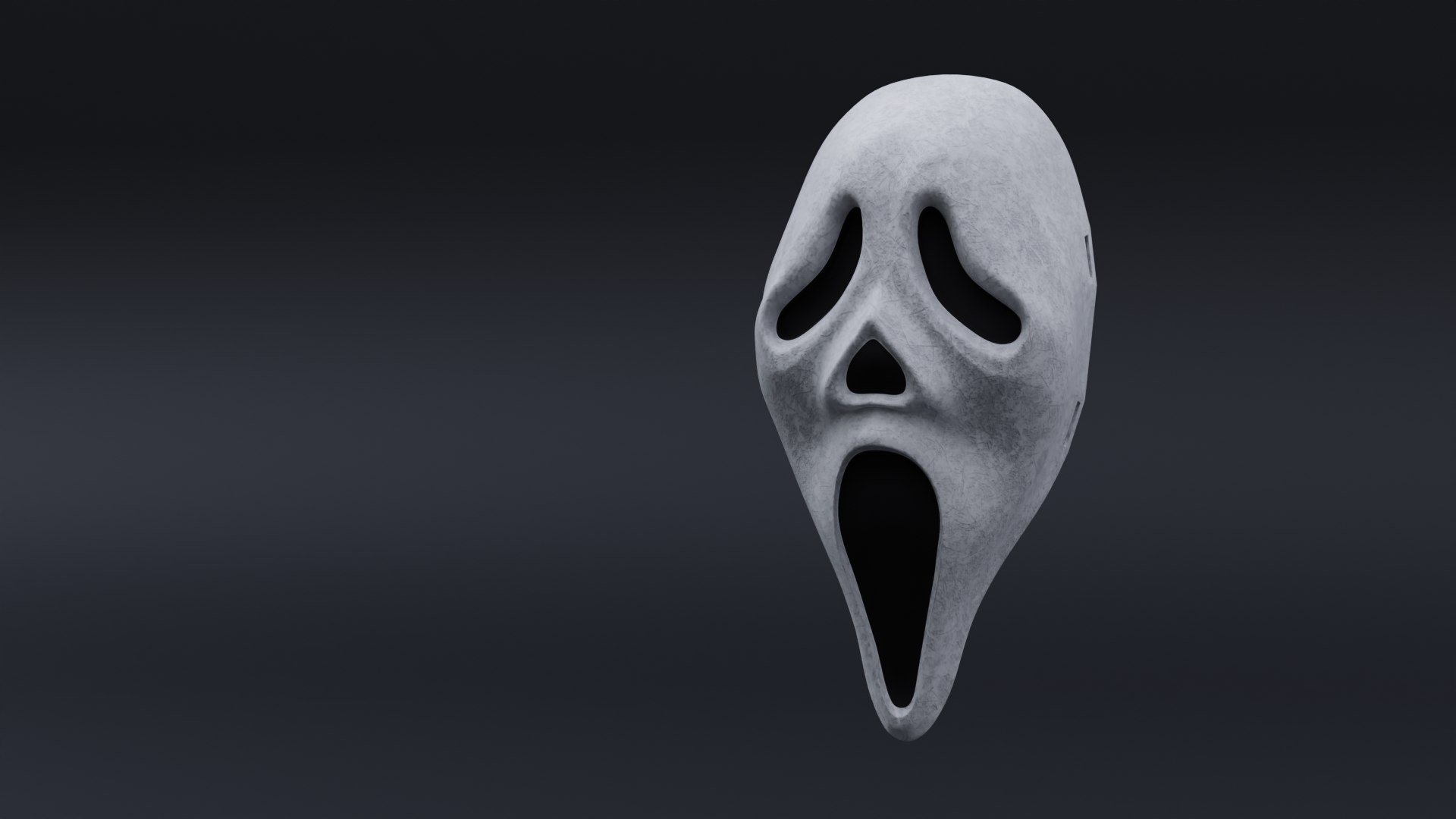 Ghostface Mask 3D Model - TurboSquid 2018603
