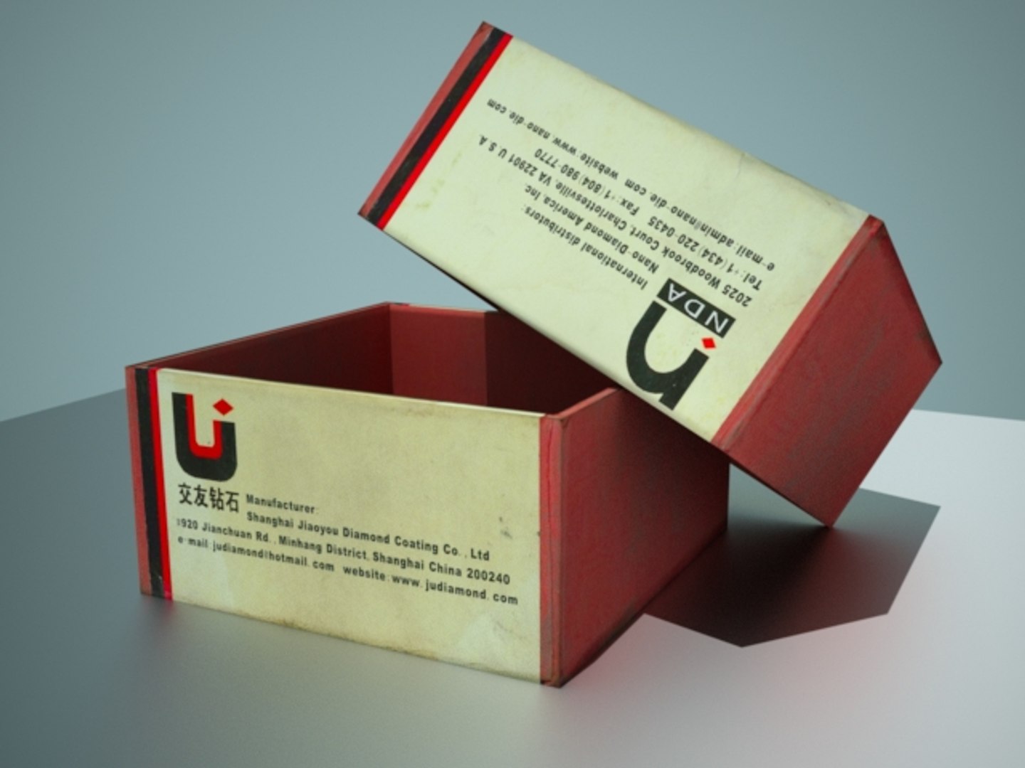 3d dirty little box model