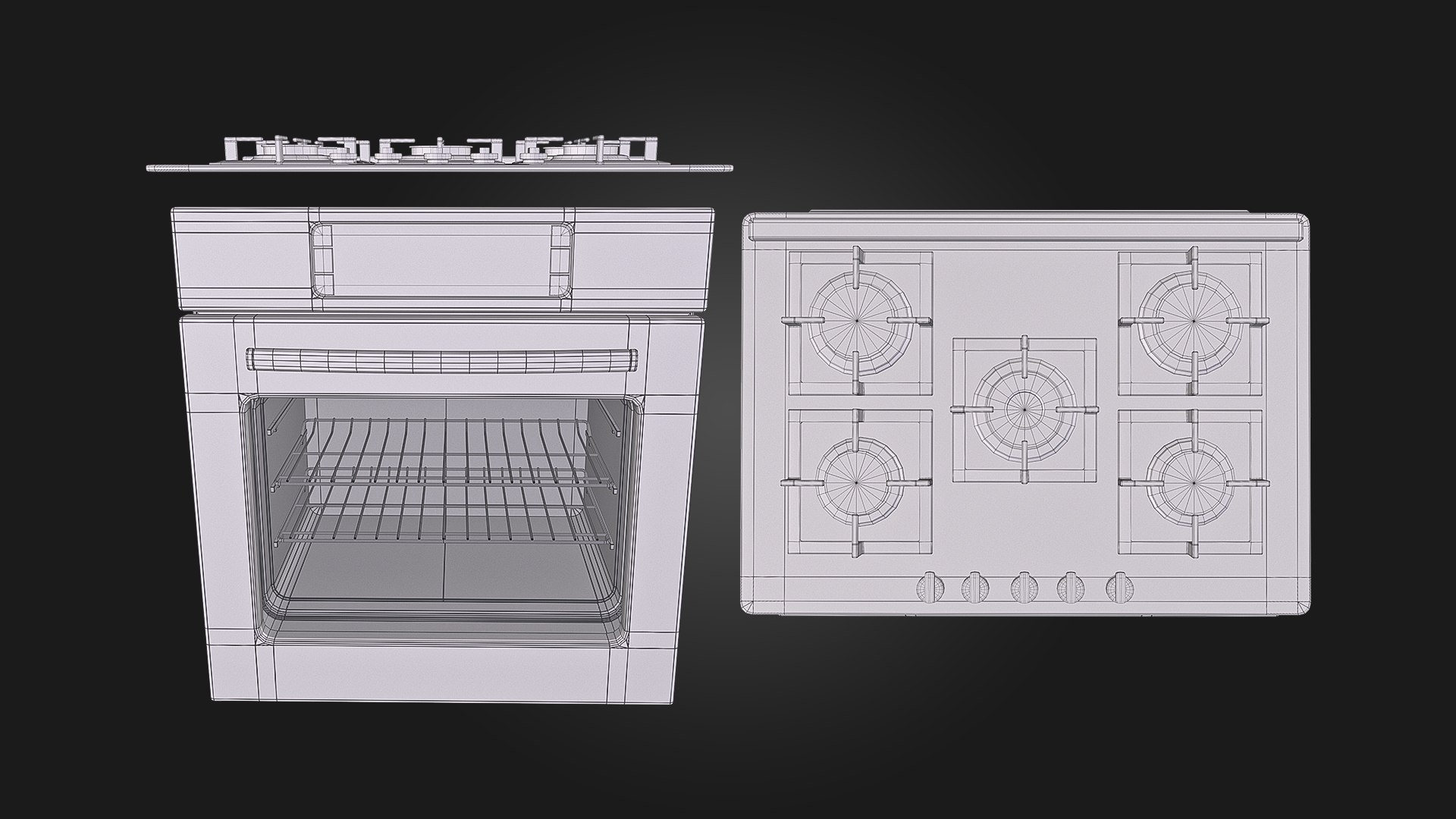 3D Stove Model - TurboSquid 2142868