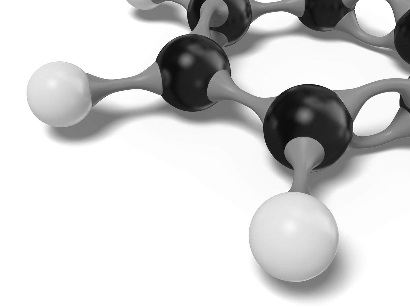 Benzene Molecule C6h6 Modeled Model - TurboSquid 1539663
