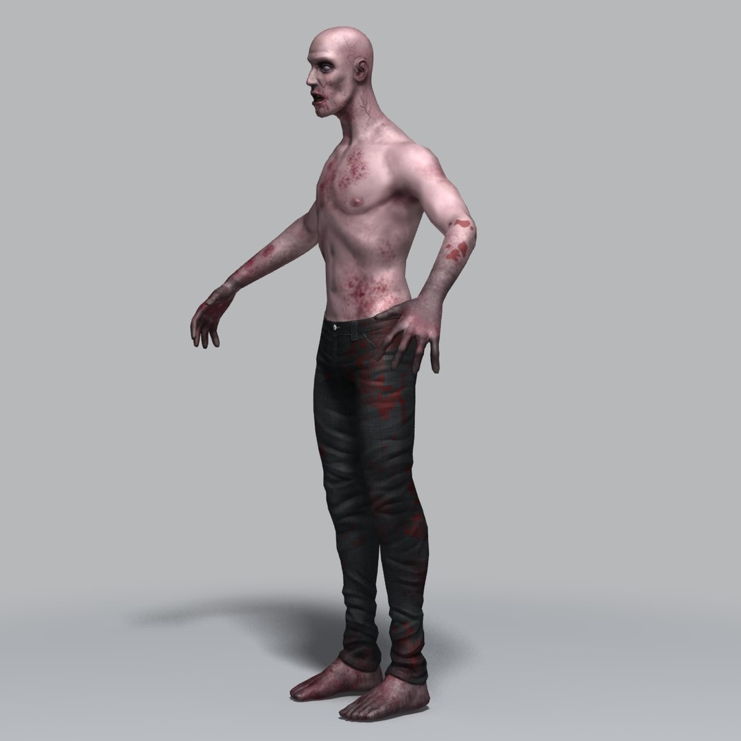 Zombie 3d Model