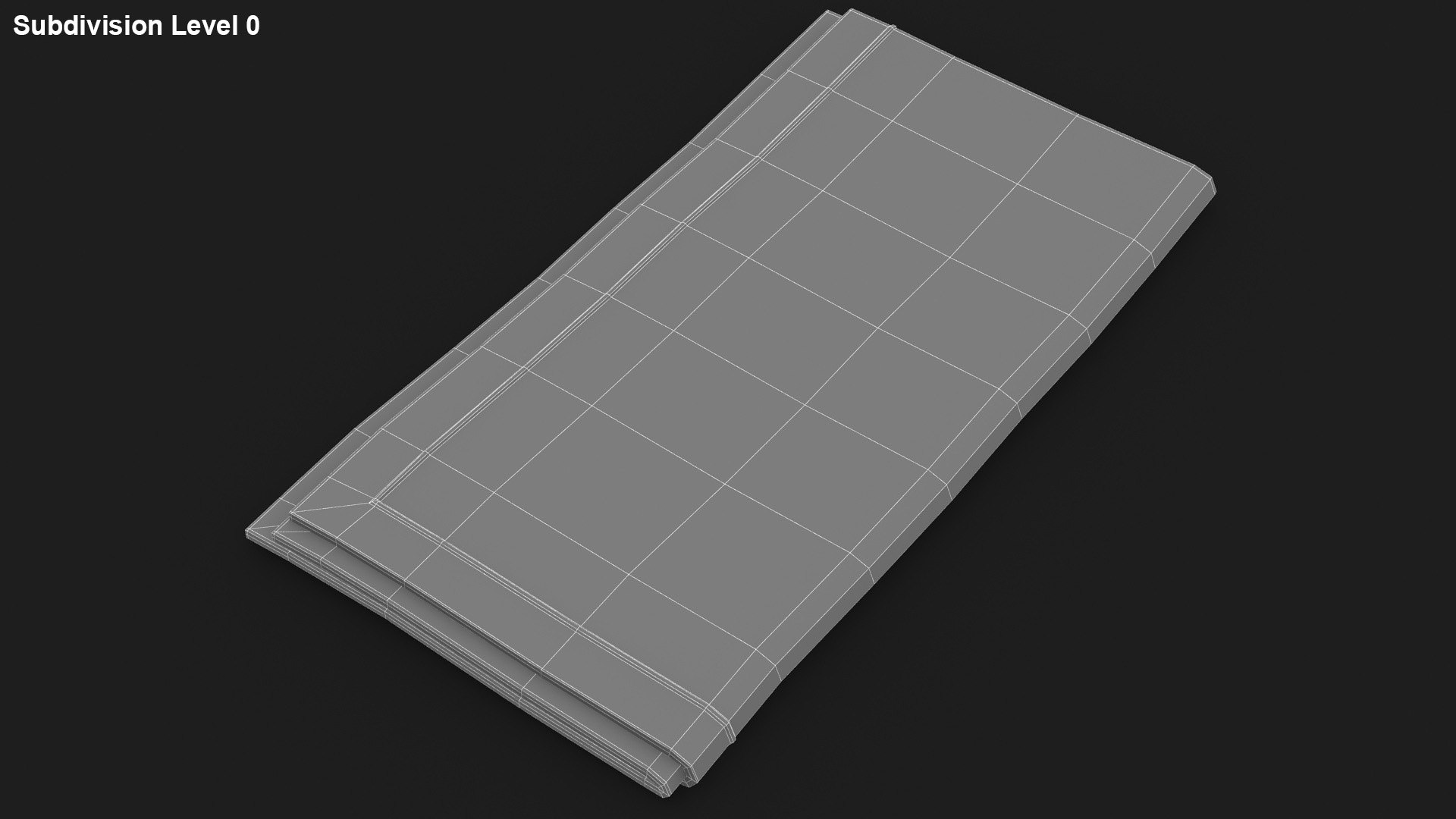 3D Realistic Folded Napkin 2 - TurboSquid 1499553