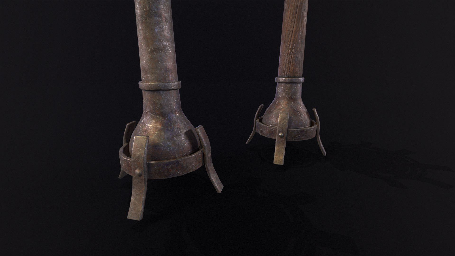 Medieval Standing Torch 3D - TurboSquid 2198281