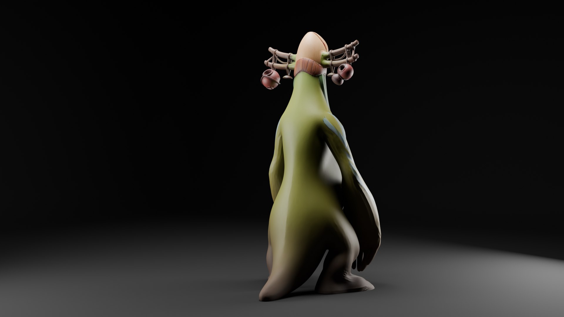 3D Model Ancient Jungle Sentinel Stylized Guardian Creature 3D Model ...