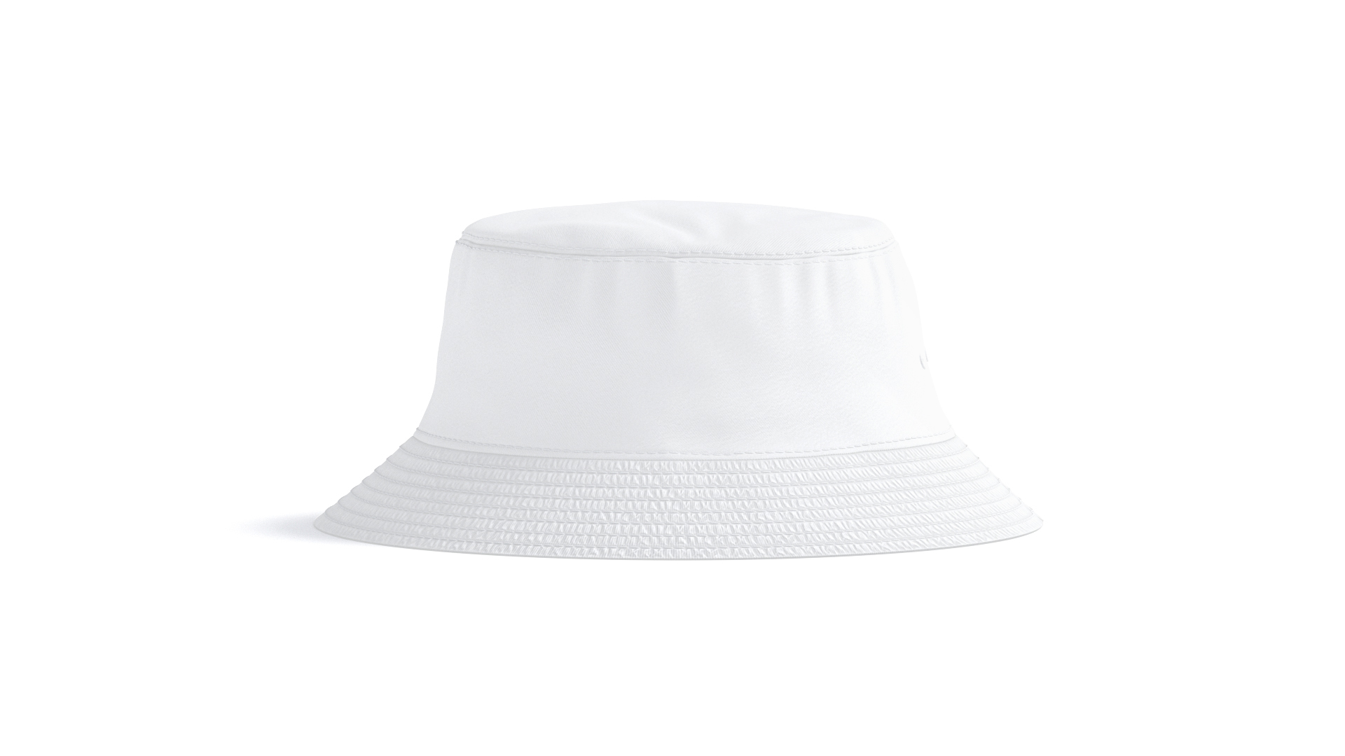 White Bucket Hat - Summer Head Wear Panama Model - TurboSquid 2239629