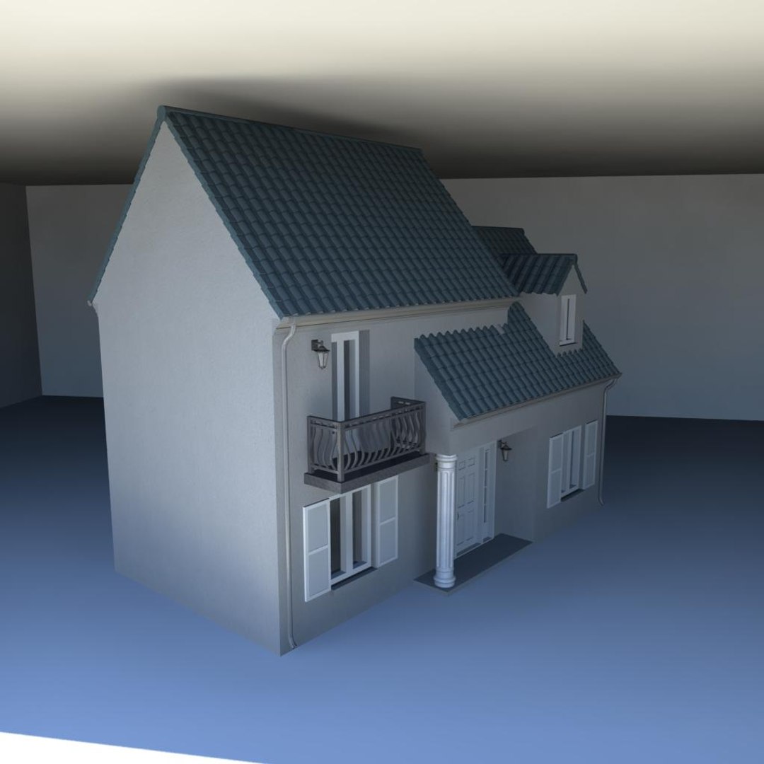 80 S House 3D Model | 1142017 | TurboSquid