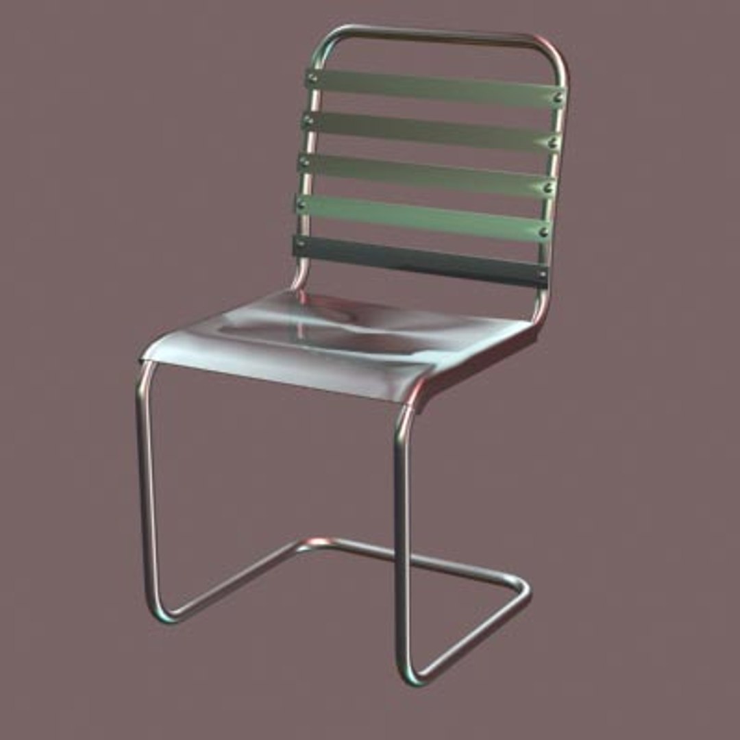 metal chair 3d model