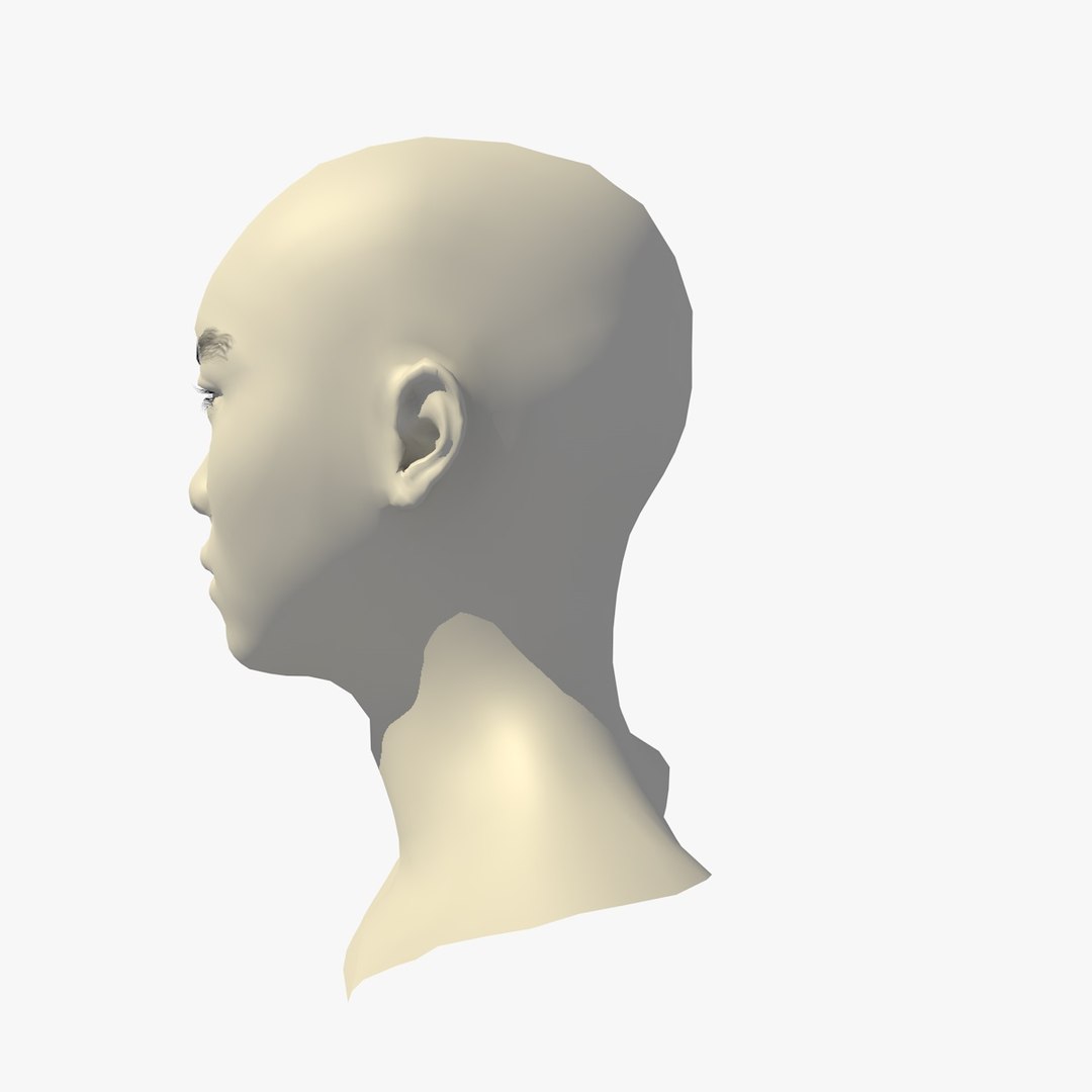 3D model realistic head base mesh - TurboSquid 1438195
