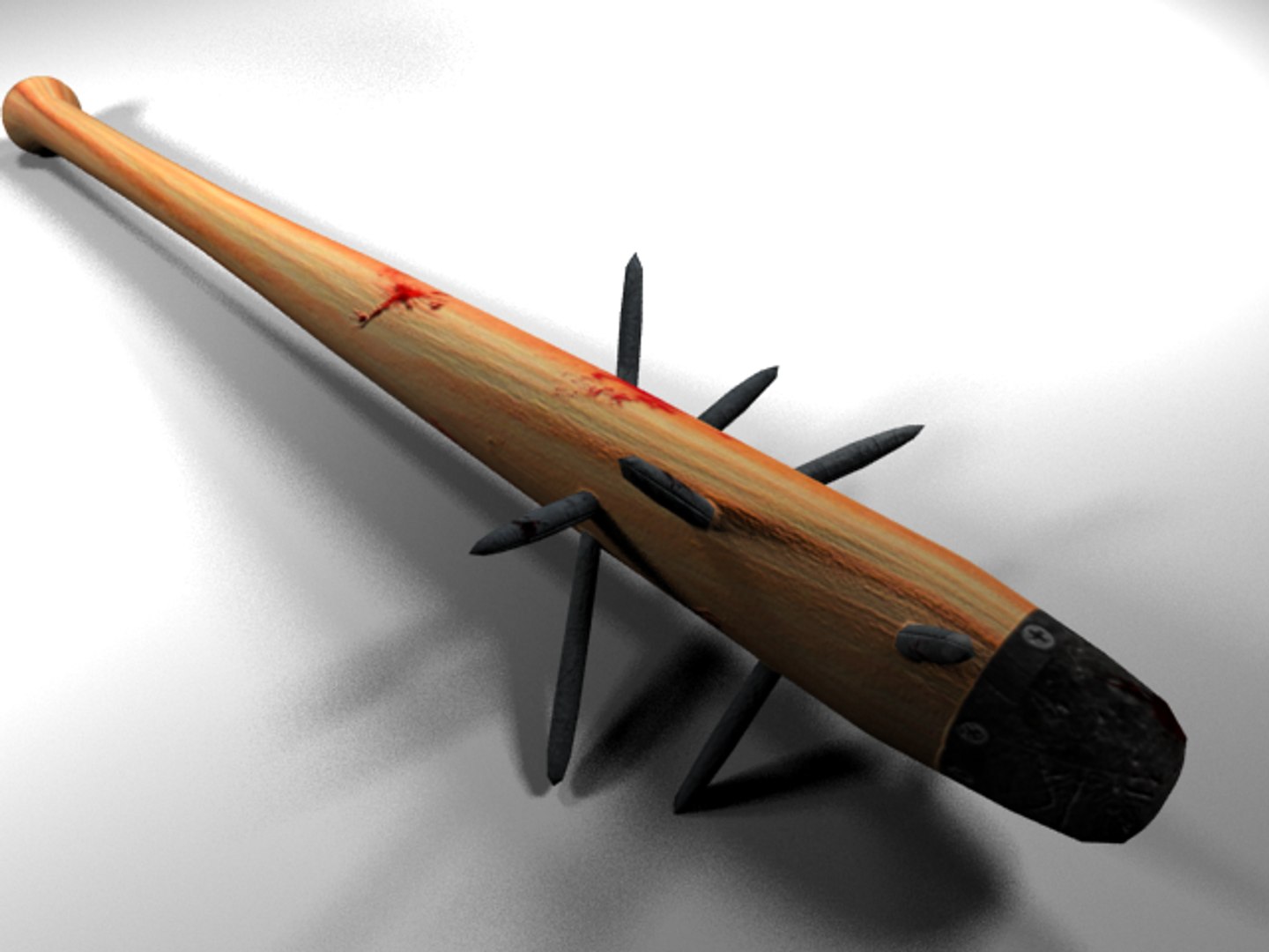 Baseball Bat Spikes Obj Free