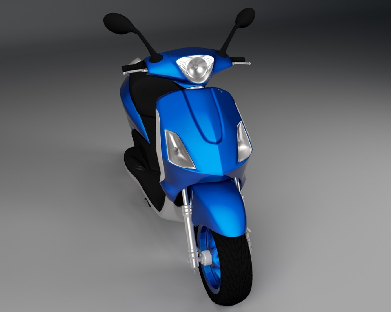 Scooter Bike Scooty Model - TurboSquid 1495545