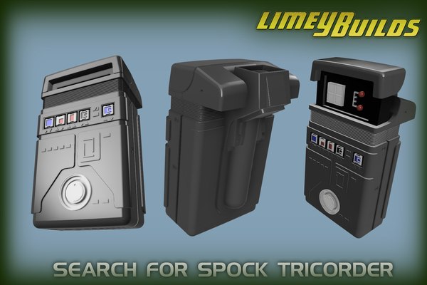 modelo 3d Buscar Spock Tricorder - TurboSquid 1685175