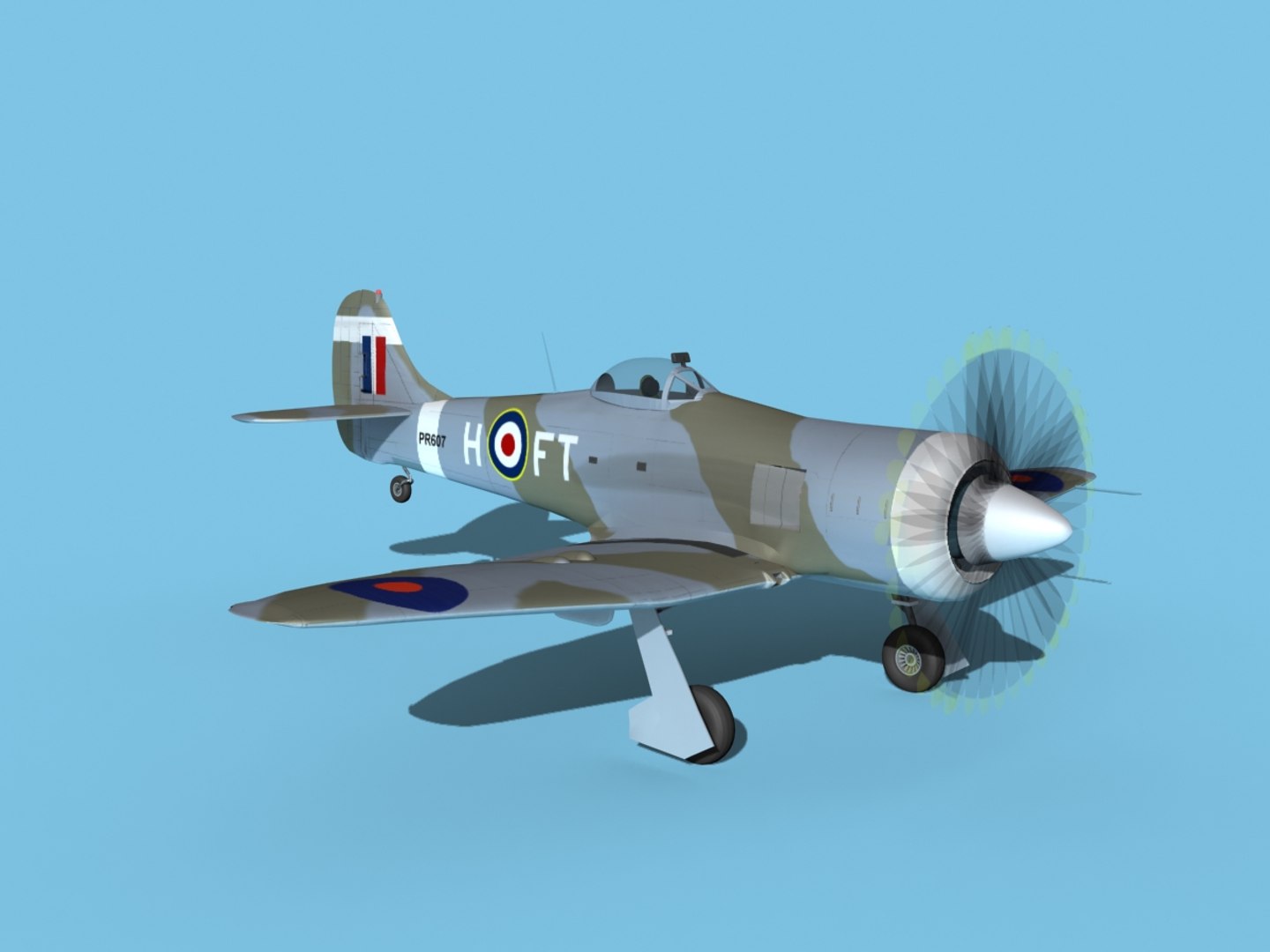 3D Propeller Hawker Tempest Model - TurboSquid 1489295