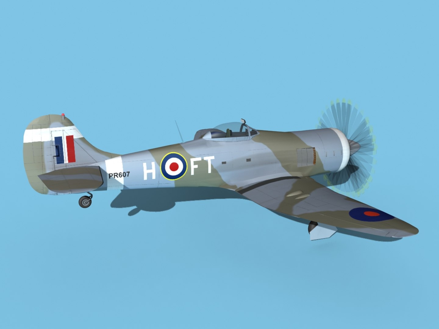 3D Propeller Hawker Tempest Model - TurboSquid 1489295