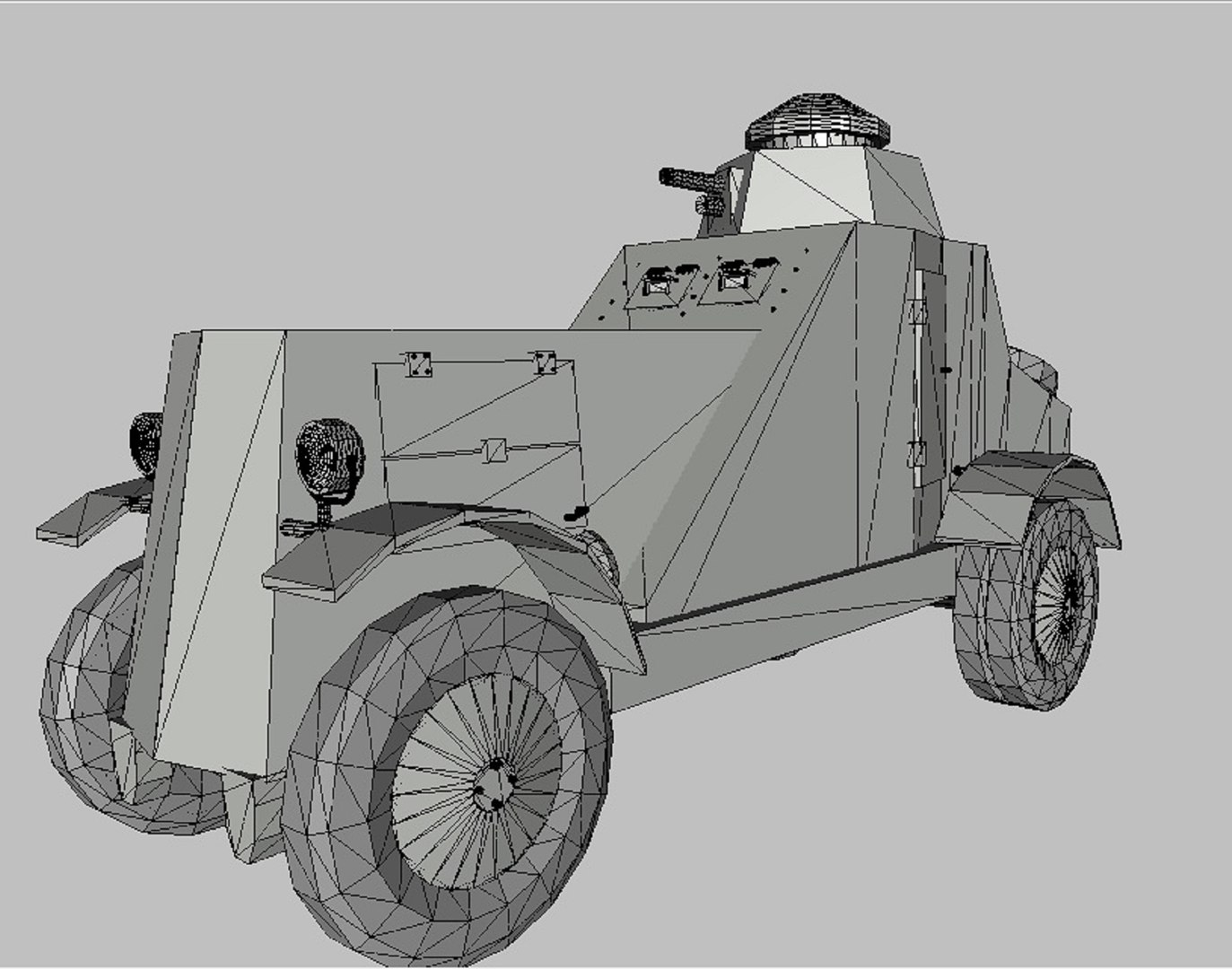 3D Soviet Armored Car - TurboSquid 1679793