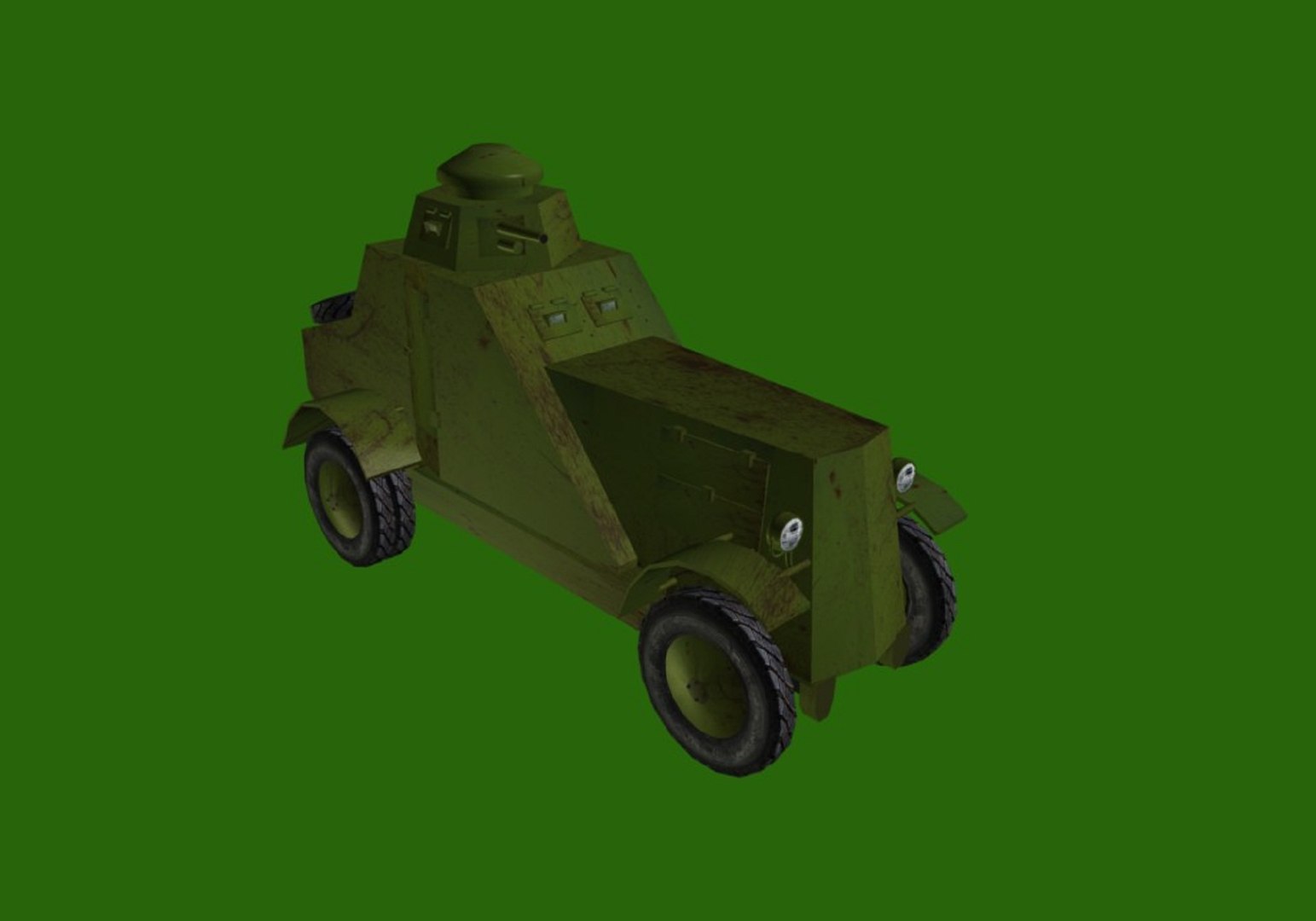 3D Soviet Armored Car - TurboSquid 1679793