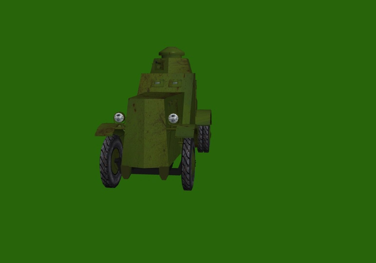 3D Soviet Armored Car - TurboSquid 1679793