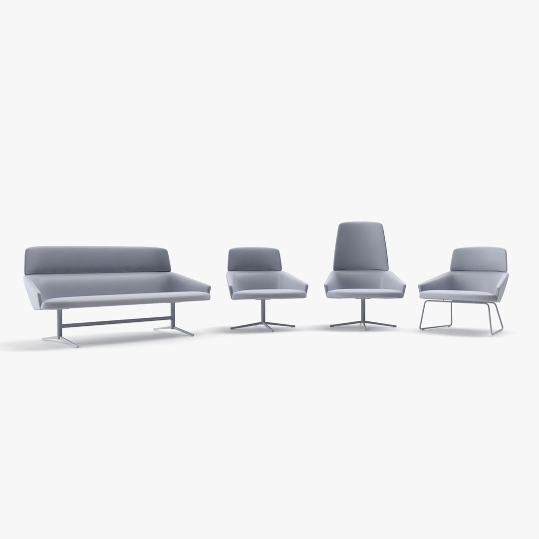 Wall Street Deberenn Bench 3D Model - TurboSquid 1499053