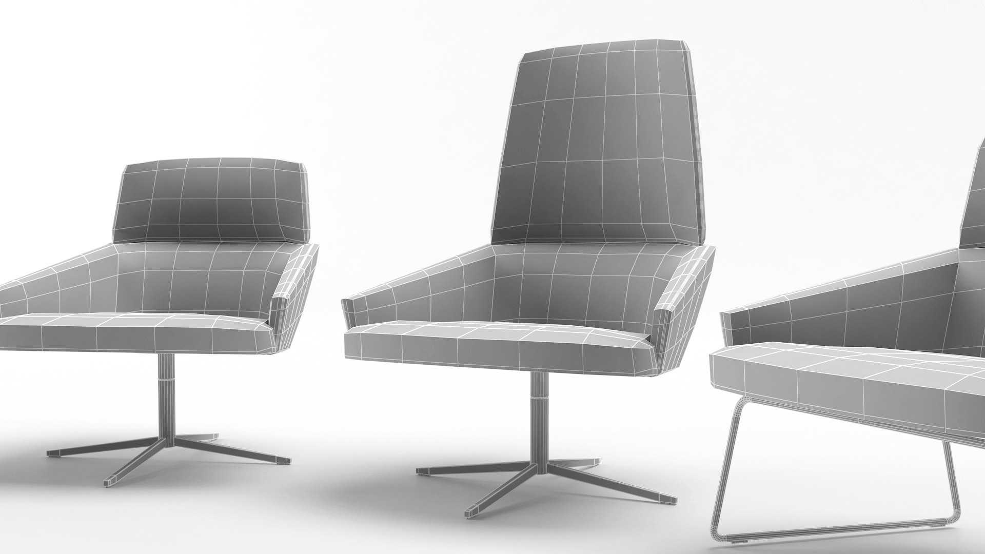 Wall Street Deberenn Bench 3D Model - TurboSquid 1499053