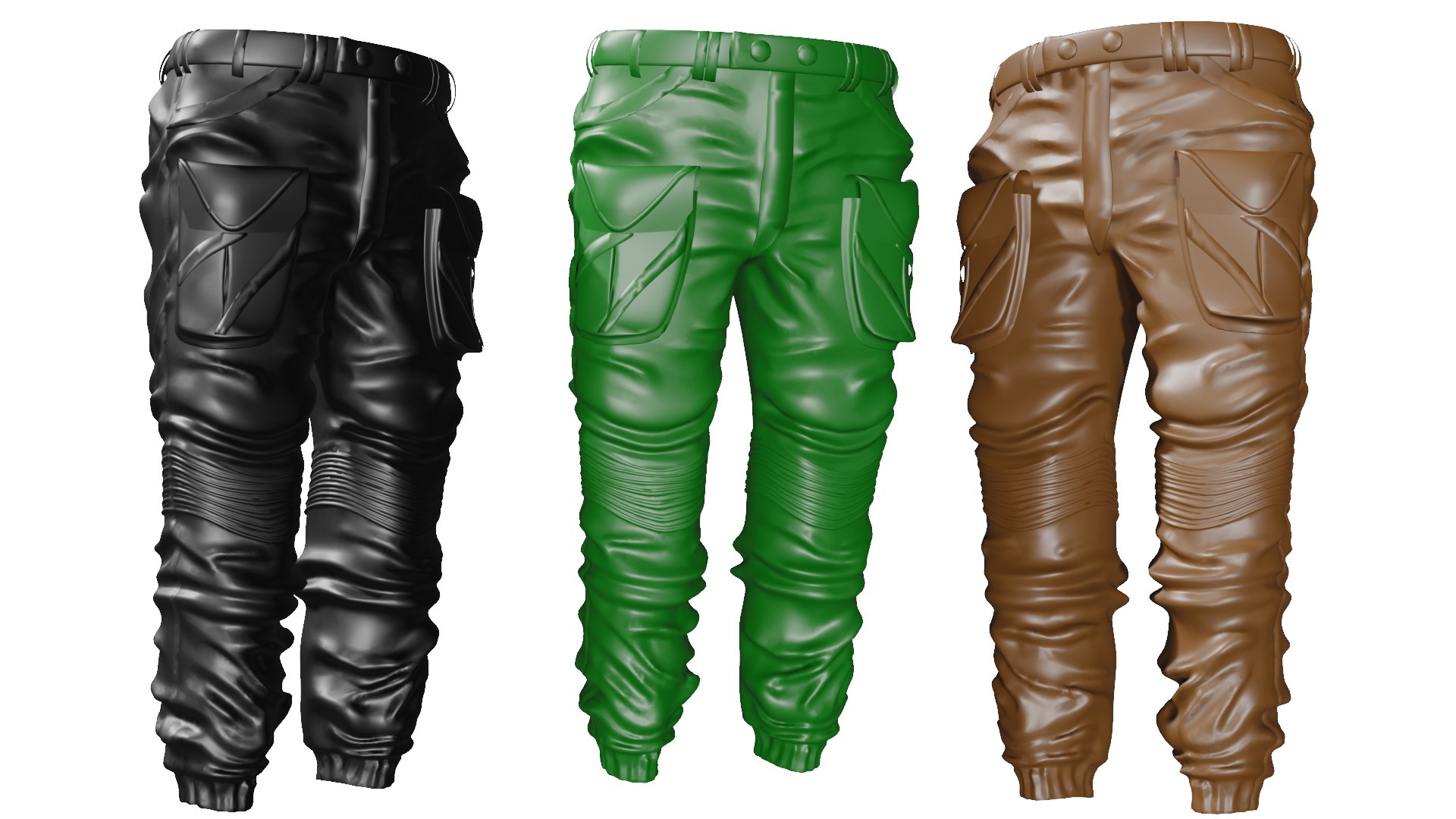 Cargo Pants 3D Model - TurboSquid 1828187
