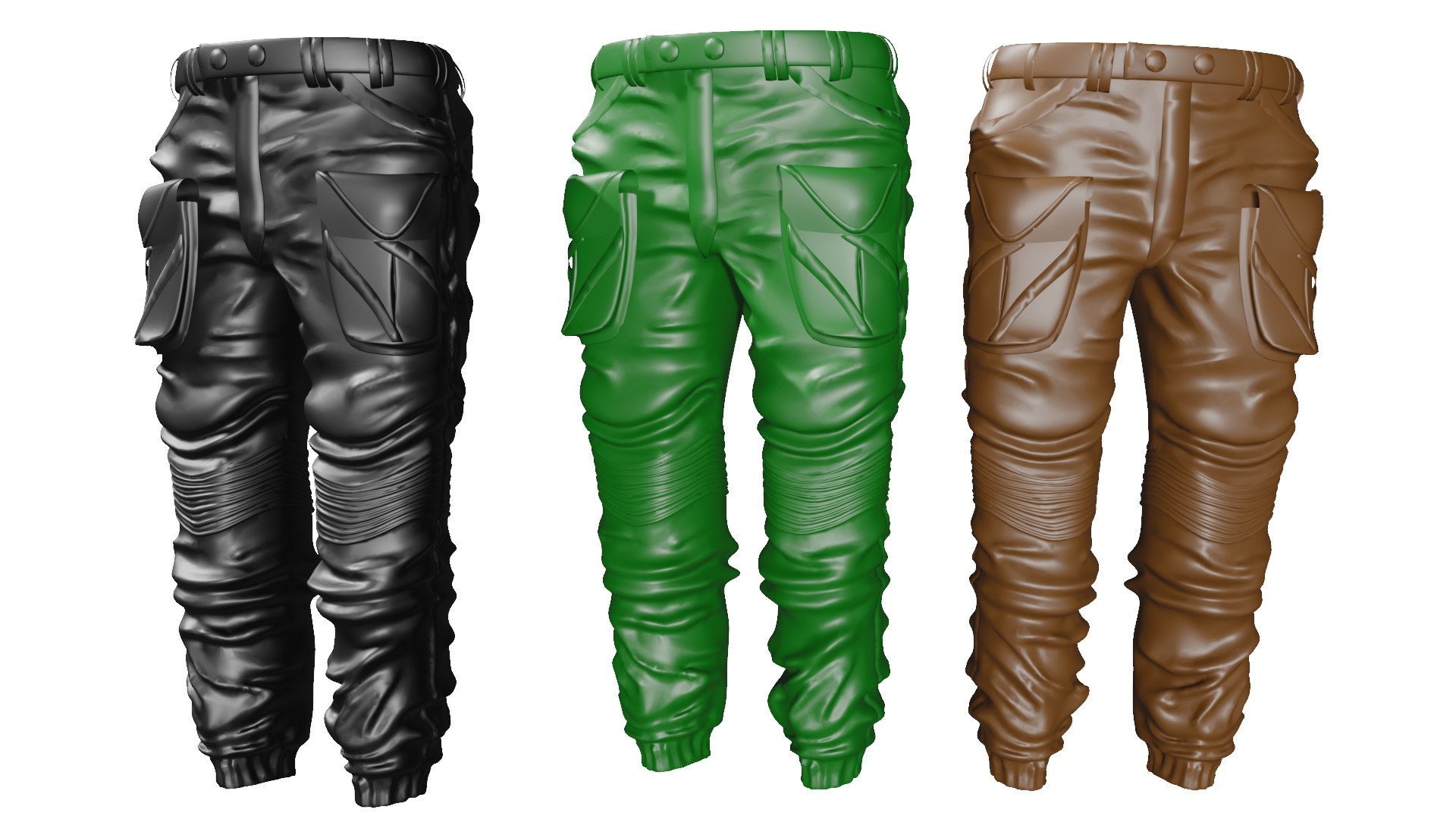 Cargo Pants 3D Model - TurboSquid 1828187