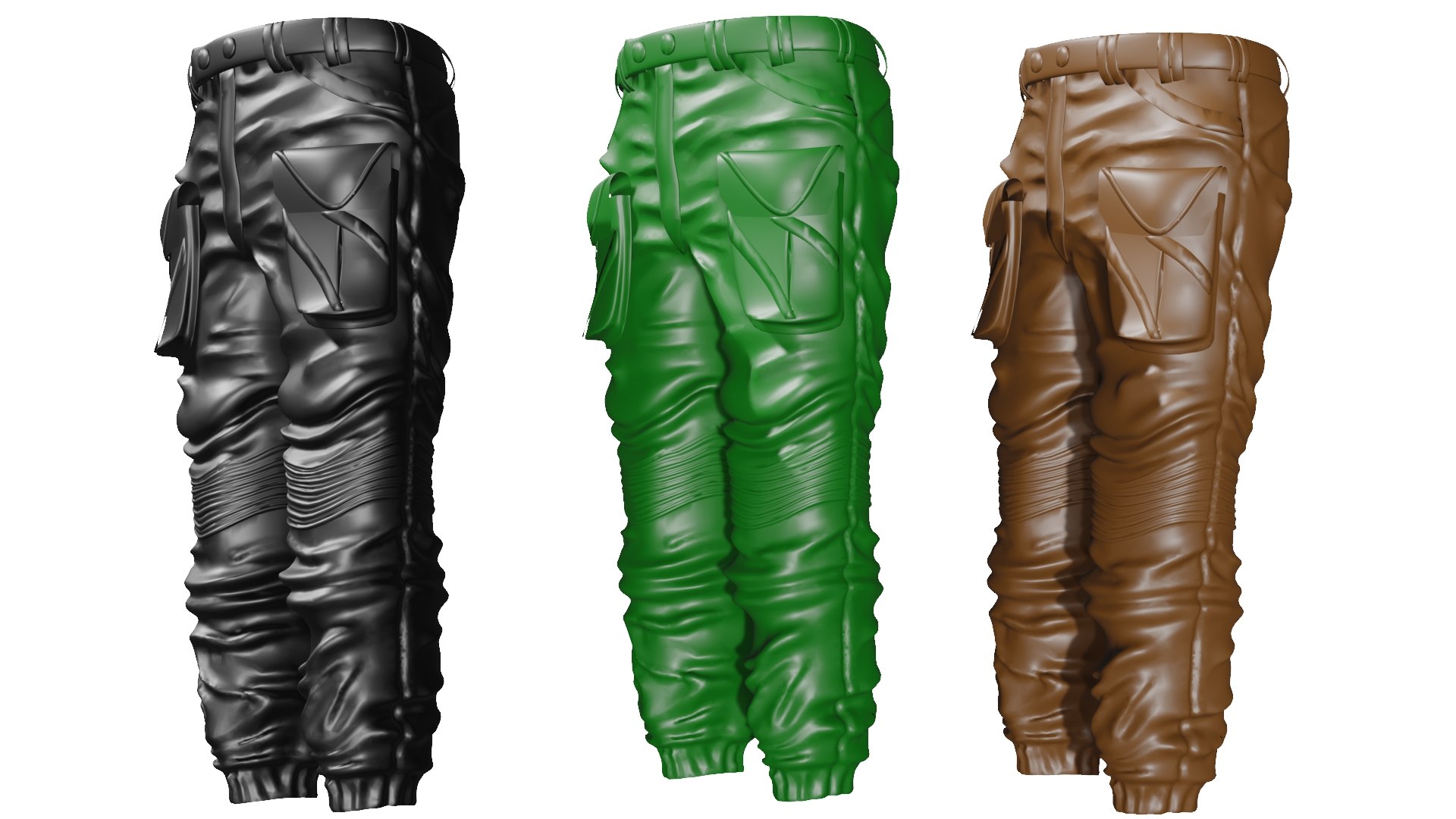 Cargo Pants 3D Model - TurboSquid 1828187
