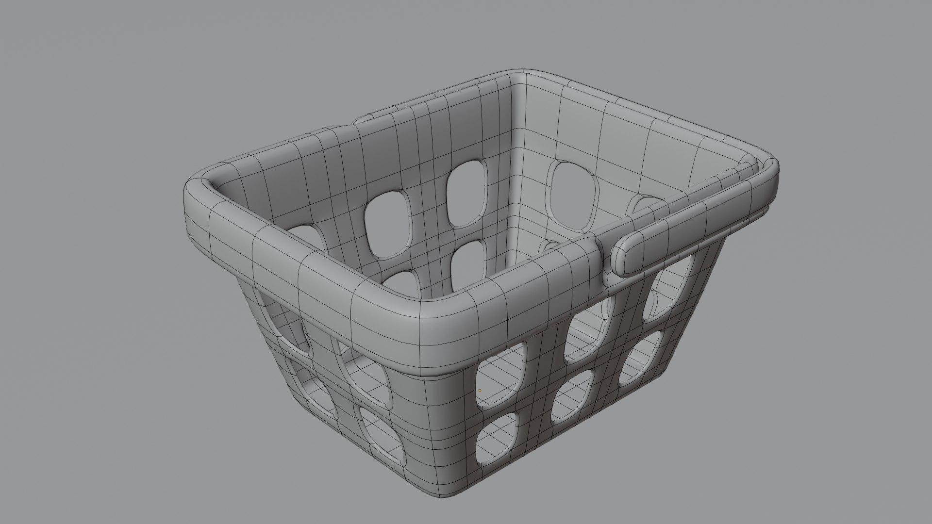 Red Basket 3D Model - TurboSquid 1873802