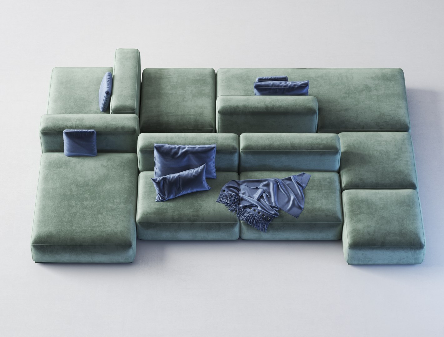 Modular Sofa 3D Model - TurboSquid 2017951