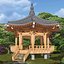octagonal wooden pavilion 3d model