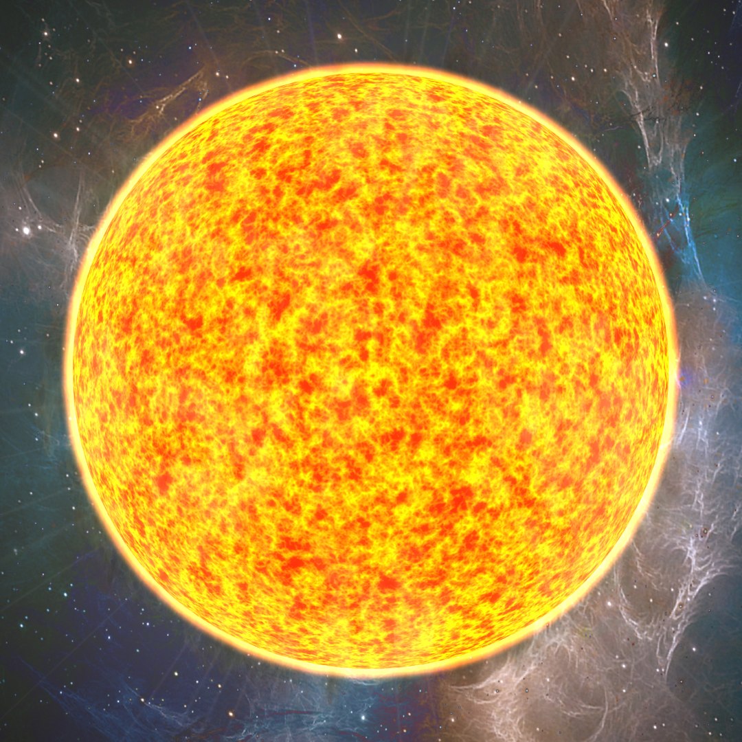 3d Boiling Star Sun Model